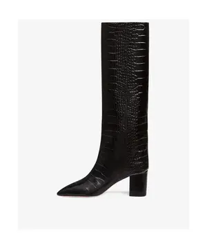 Paris Texas Anja Embossed Knee-length Boots