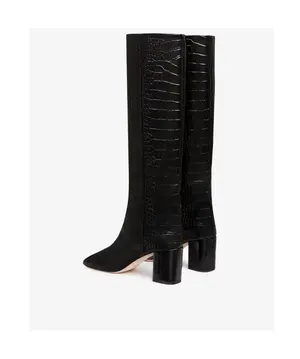 Paris Texas Anja Embossed Knee-length Boots