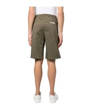 BARROW Logo-patch Knee-length Bermuda Shorts