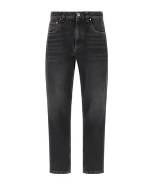 Brunello Cucinelli Straight Leg Mid-rise Jeans