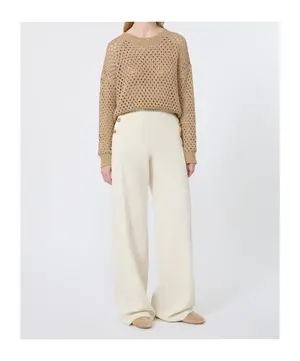 Max Mara Sequined Open Knit Sweater