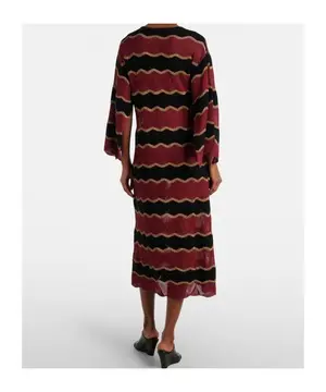 La DoubleJ Hang Ten Cotton-blend Lamé Kaftan
