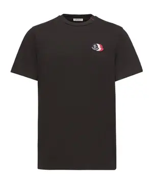 Moncler Logo Patch Crewneck T-shirt