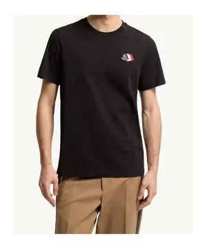 Moncler Logo Patch Crewneck T-shirt