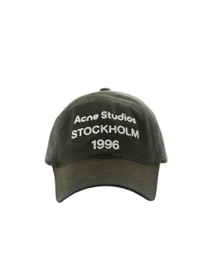 Acne Studios Baseball Cap - Black