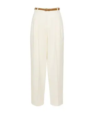 Max Mara Adunco Pleated Pressed-crease Trousers