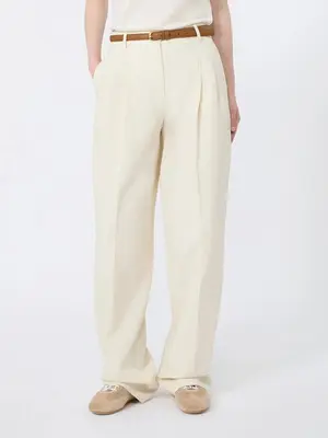 Max Mara Adunco Pleated Pressed-crease Trousers