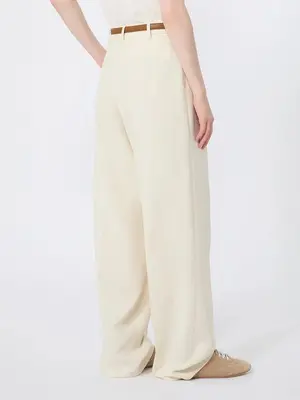 Max Mara Adunco Pleated Pressed-crease Trousers