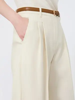 Max Mara Adunco Pleated Pressed-crease Trousers