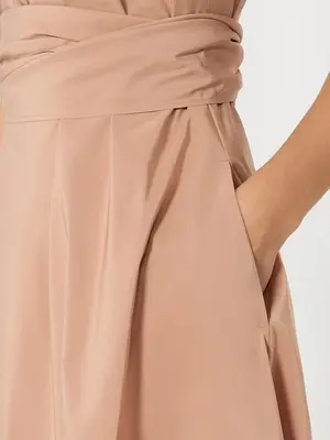 Max Mara Sleeveless Belted Maxi Dress