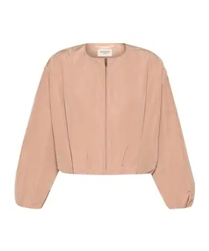 Max Mara Long-sleeved Casual Jacket - Nude