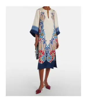 La DoubleJ Printed Long Sleeve Dress