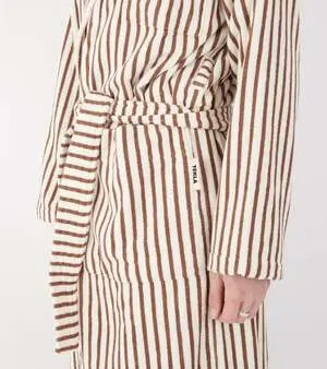 TEKLA Striped Bathrobe