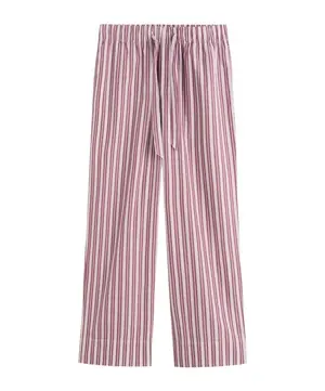 TEKLA Striped Pajama Pants - Pink