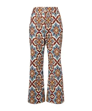 La DoubleJ Hendrix High-rise Cotton Flared Pants