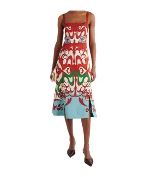 La DoubleJ Buy Me A Martini Satin Midi Dress