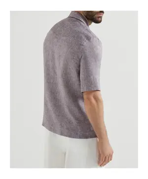 Brunello Cucinelli Short-sleeved Button-up Shirt