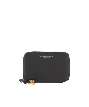 GIANNI CHIARINI Dollaro Zip-around Wallet - Black