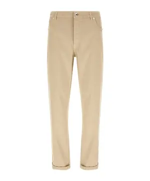 Brunello Cucinelli Belt Loop Jeans - Nude