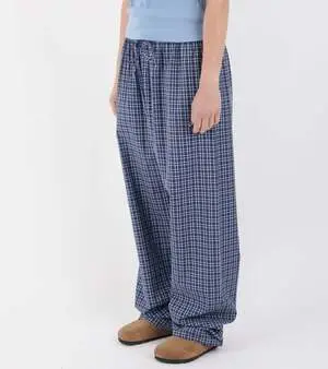 TEKLA Plaid Lounge Pants