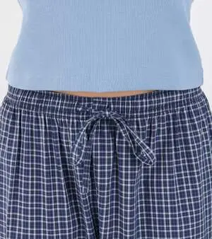 TEKLA Plaid Lounge Pants