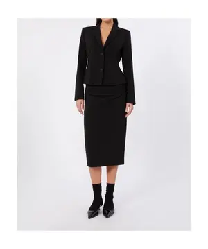 Max Mara Ruched Pencil Skirt