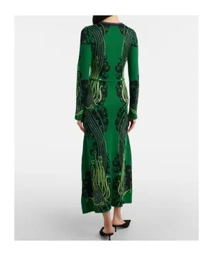 La DoubleJ Bee Jacquard Midi Dress