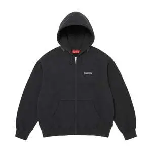 Supreme Ss26 Paris Is Burning Zip Up Hooded Sweatshirt - Black
