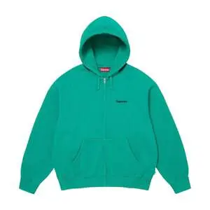 Supreme Zip Up Hooded Sweatshirt - Teal