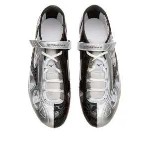 Mizuno Chrono Inx Track Spikes - Silver/orange/black