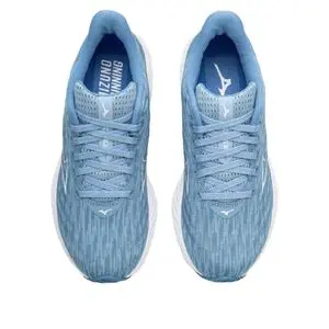 Mizuno Wave Rider 28 Athletic Sneakers - Light Blue/white