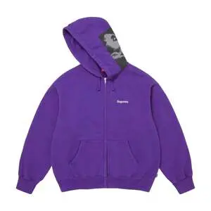 Supreme Ss26 Paris Is Burning Zip Up Hooded Sweatshirt