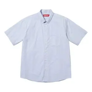 Supreme Ss26 Gingham S/s Shirt - Blue