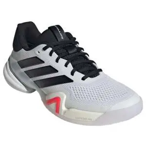 Adidas Barricade 14 Wide Tennis Sneakers - Cloud White/core Black/lucid Red