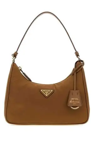 Prada Re-nylon Handbag - Brown