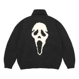 Supreme X Ghostface Cowichan Sweater - Black