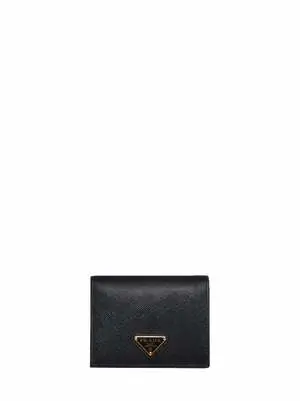 Prada Accessori Pelletteria Small Wallet In Saffiano Leather - Multicolor