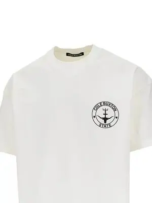 COLE BUXTON State Logo-print Cotton T-shirt