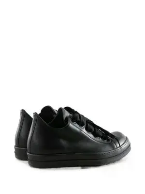 Rick Owens Jumbolace Leather Lace-up Sneakers