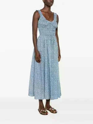DÔEN Emmaretta Floral-print Midi Dress