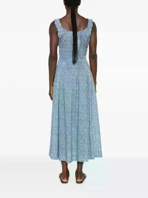 DÔEN Emmaretta Floral-print Midi Dress