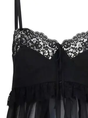 Chloé Lace-trim Silk-crepe Camisole Top