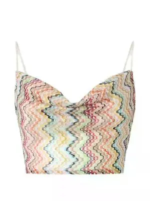Missoni Printed Scarf-style Top - Neutrals