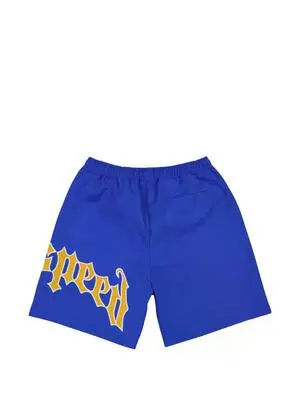 GODSPEED Logo-print Drawstring Shorts - Blue