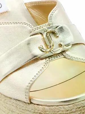 JIMMY CHOO Leda Wedge Muldes