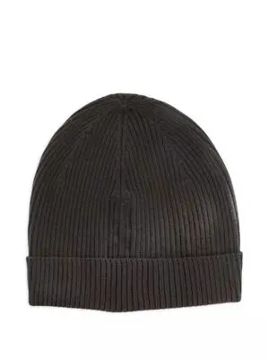 Rick Owens Ribbed-knit Cashmere Beanie Hat