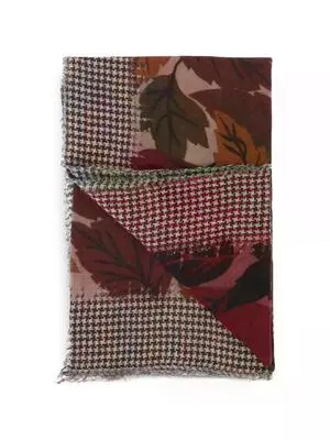 Faliero Sarti Houndstooth-print Scarf
