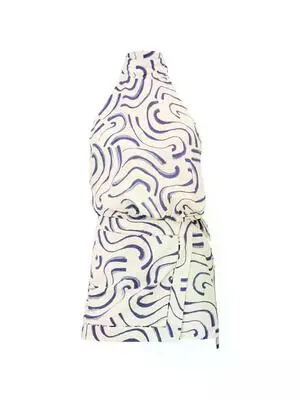 Alexis Sirenza Abstract-print Mini Dress