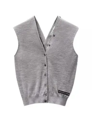 Alexander Wang Scoop Neck Sleeveless Knitted Top - Pink