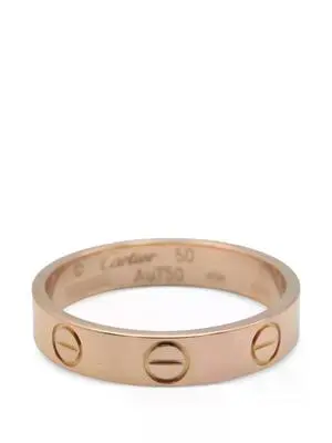 Cartier Cartier 18K Pink Gold Love Ring Pink